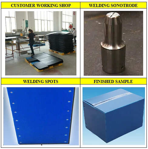 Corflute Sheet Welding Pp Corrugated Box Ultrasonic Spot Welder Of ...