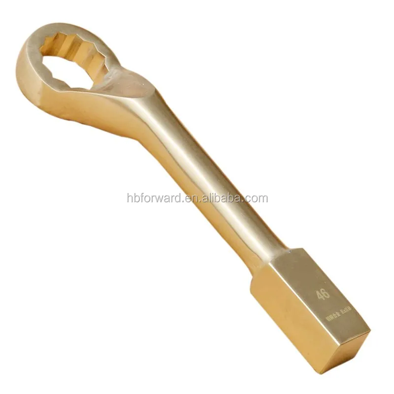 Non Sparking Spud Offset Ring Spanner - 24-75mm Sizes