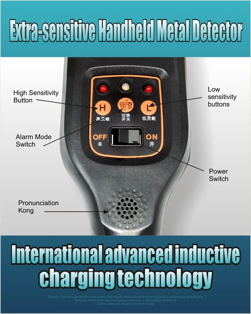 Body Scanner Security Equipment Hand Held Metal Detector - Buy Metal ...