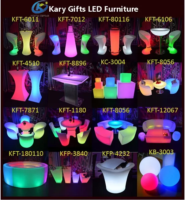 Recycling Bins with RGB LED Lighting - Durable & Eco-friendly