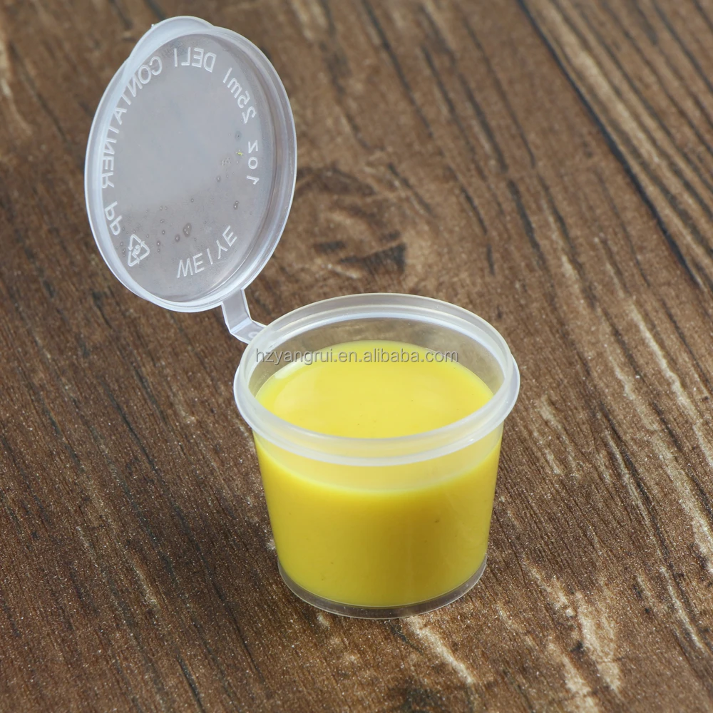 Oem Free Sample Transparent 1 Oz Disposable Plastic Sauce Cup - Buy ...