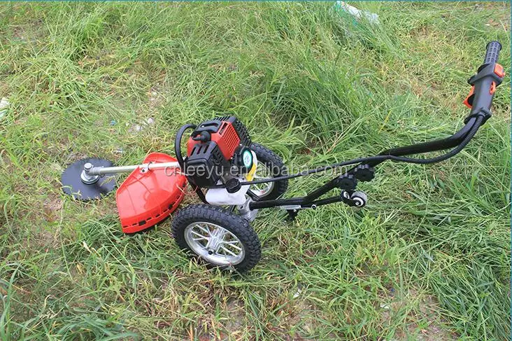Hot Sale Professional 2 Stroke Hand Push Brush Cutter With 2 Wheels ...