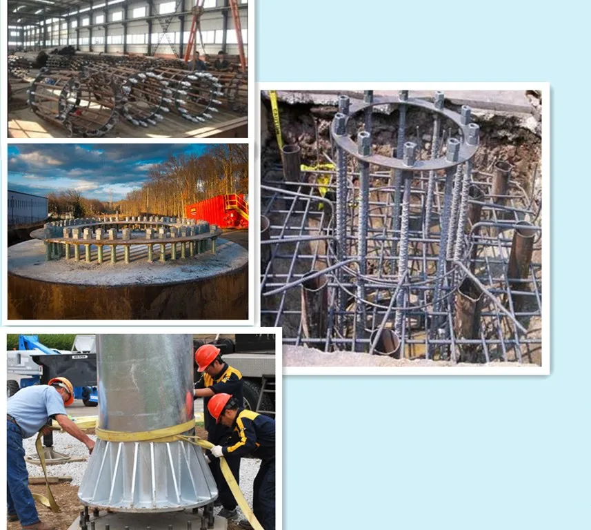 Self Supporting 4 Legs Angle Steel Truss Tower for Telecom