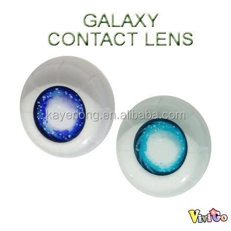 Sexy Design Popular Galaxy Series Star Color Soft Contact Lens - Buy ...