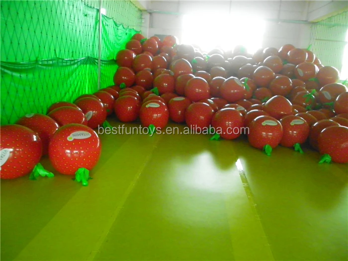 Promotional Pvc Giant Inflatable Tomato Plastic Fake Tomatoes Make ...