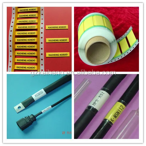 Cable Id Printing Label Flat Cable Marker Sleeve Wire Marker Sleeve ...