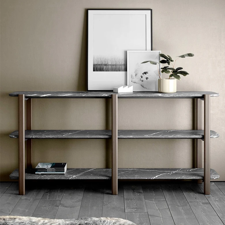 Shop Our Online Wholesale Living Room Marble Wood Bookshelves