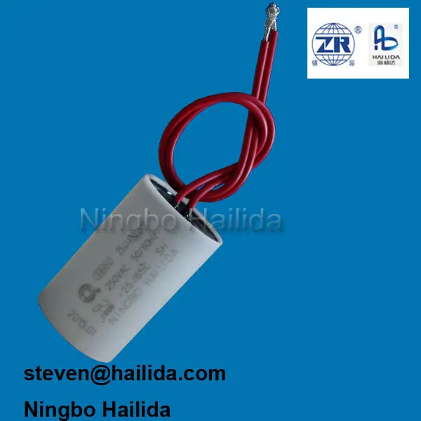 25uf Capacitor 250vac Film Cbb60 25mf For Water Motor Run - Buy 25uf ...