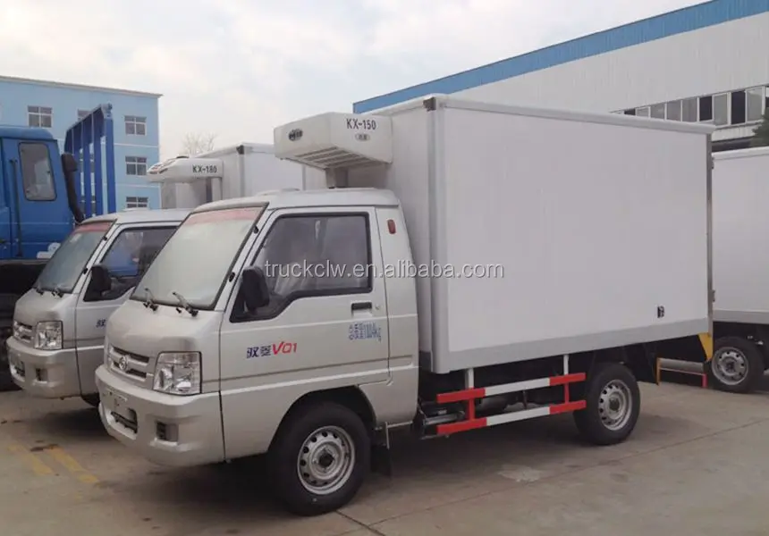 Foton Refrigerator Truck Mini Freezer Truck With Gasoline Engine Power ...