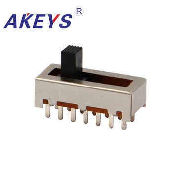 Ss-26f03 2p6t Double Pole Six Throw 6 Position Slide Switch 14 Pin Dip ...