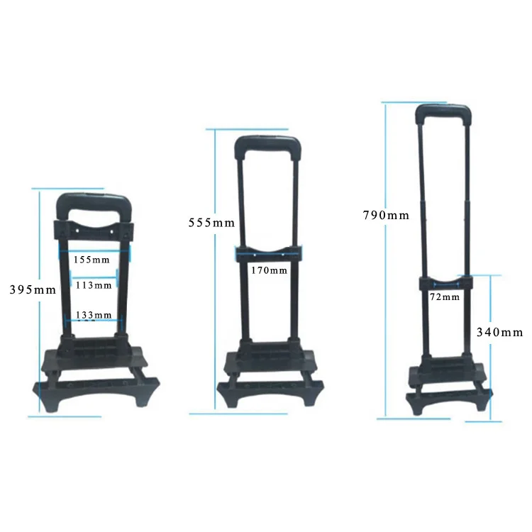 Students Telescopic Luggage Trolley Handle Replacement Parts for ...