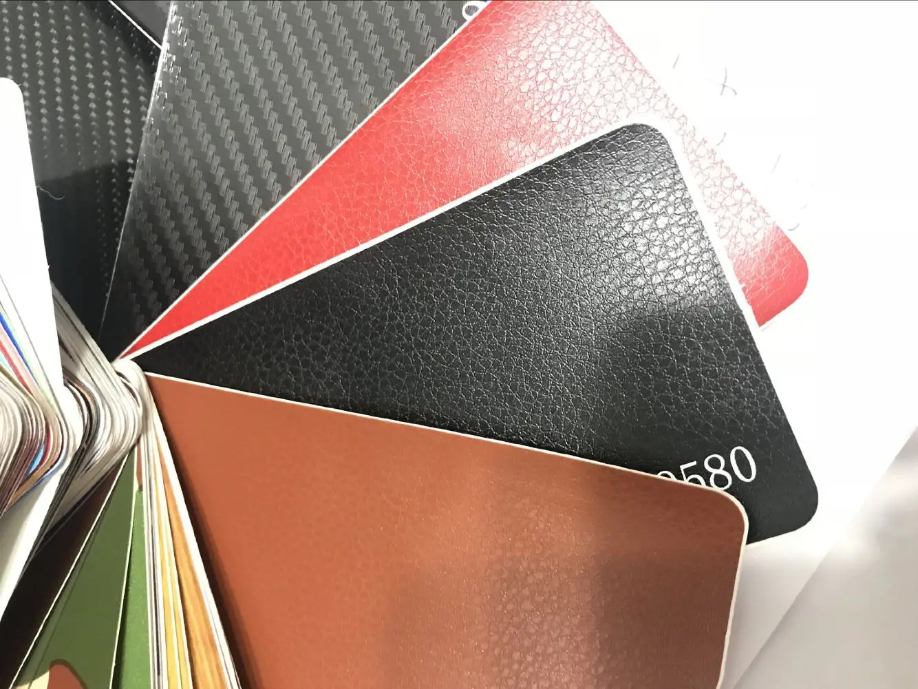 Leather Pattern Pvc Adhesive Vinyl Wrap Film Sticker For Auto Car Body ...