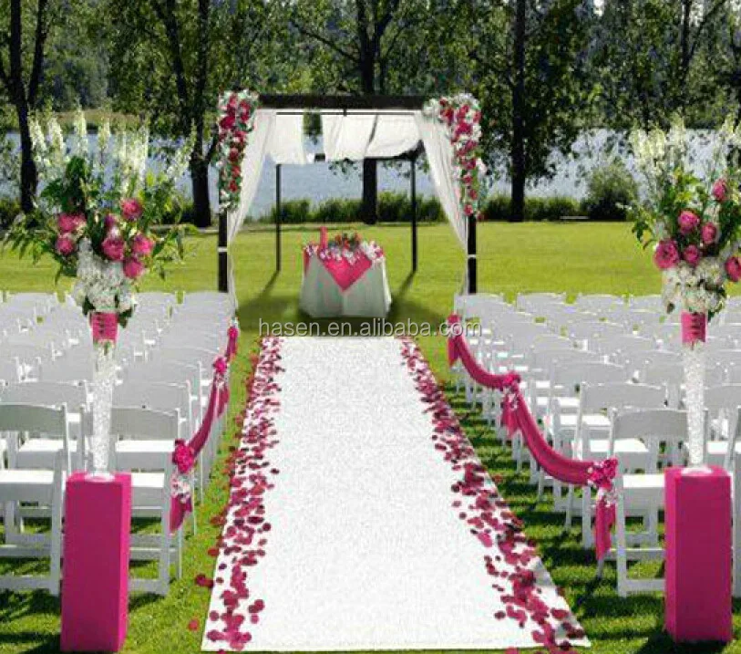 Disposable White Stage Wedding Decoration Aisle Runner - Buy Wedding ...