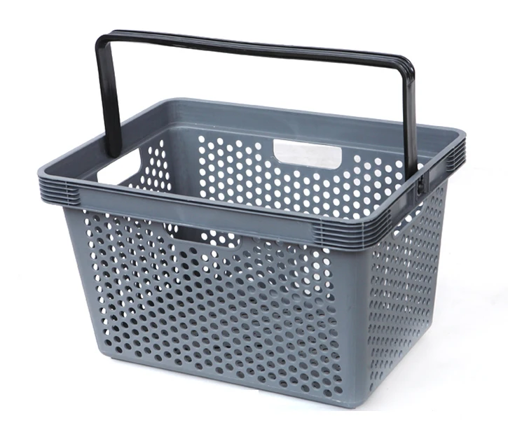 Whole Sale Collapsible Plastic Hand Held Supermarket Shopping Basket ...