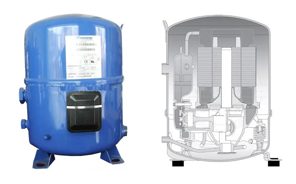 Hermetic Reciprocating Maneurop Compressor - 10 Bar to 35 Bar