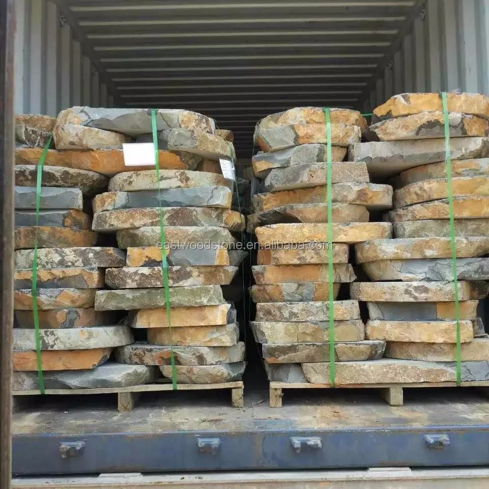 Black Basalt Random Tiles Flagstone For Garden Paving - Buy Basalt ...