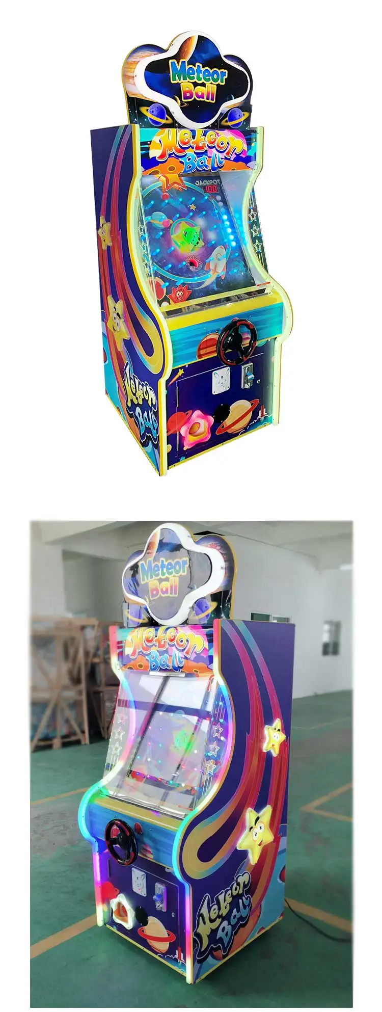 Coin Operated Catching Balls Machine - Ticket Redemption Game