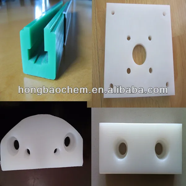 White with Hole UHMWPE Plastic Spacer Block for Mechanical Spacer