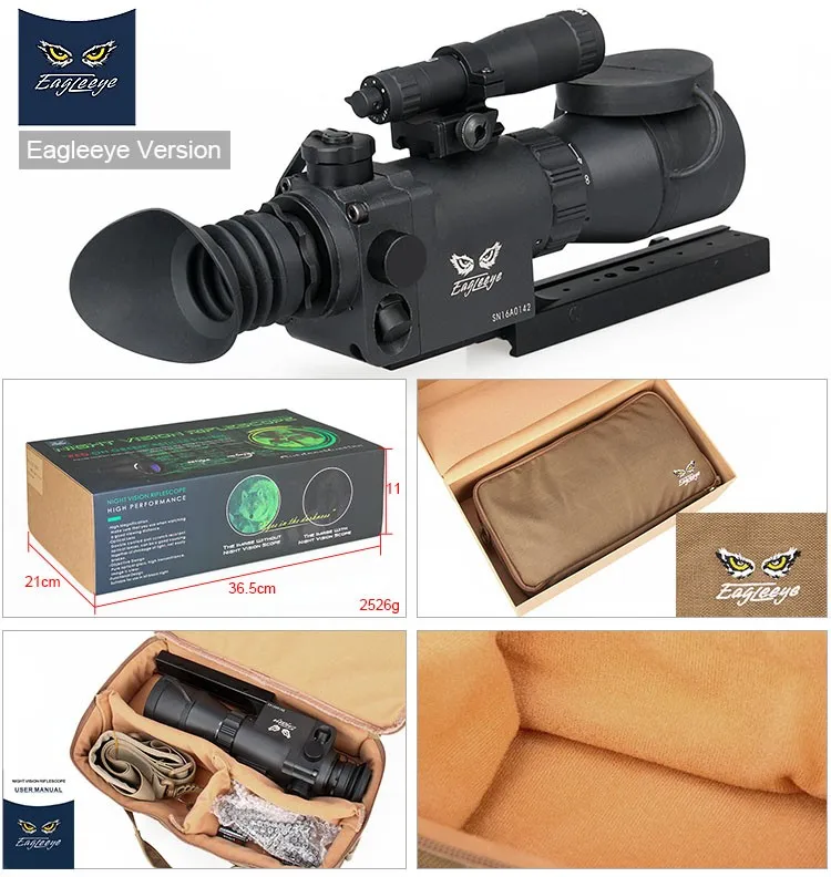 Military Infrared Night Vision Riflescope Tactical Night Vision Goggles ...