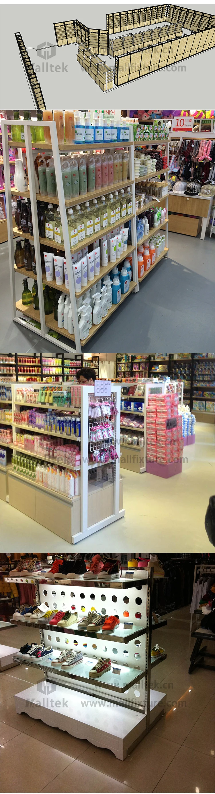 Store Retail Display Cases Black Decorative Wall Shelves - Buy Retail ...