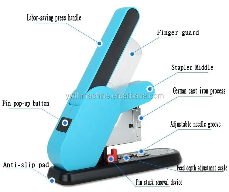 Enterprise Office Heavy Duty Manual Plastic Stapler with 210 Sheets ...