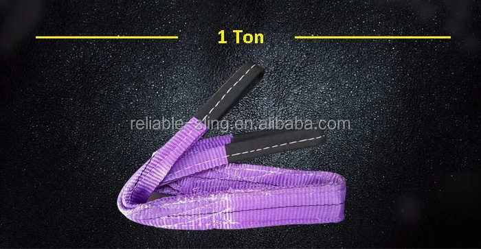 2 Ton Color Code Lifting Belt Sling Lifting Rope With Custom Logo - Buy ...