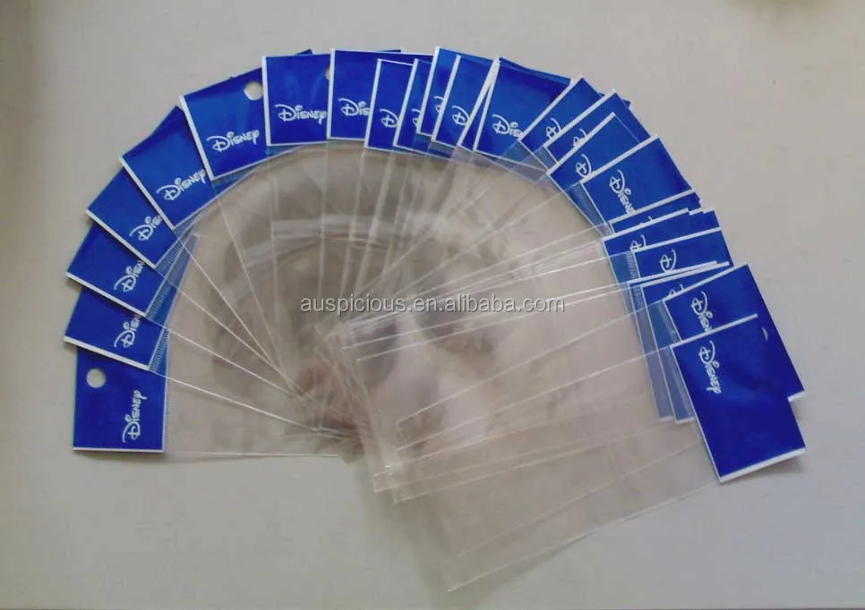 Paper Card Insert Opp Bag Self Adhesive Header Opp Bags - Buy Paper ...