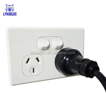 Australia Saa Certified 240v 10a Outlet Double Powerpoint Wall Socket ...