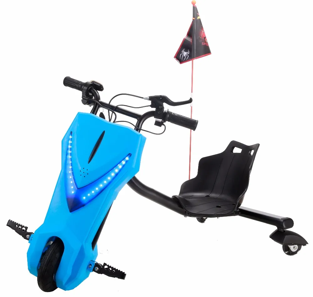 New Power Rider 360 Drift Electric Tricycle Scooter Trike Kid's Bike ...