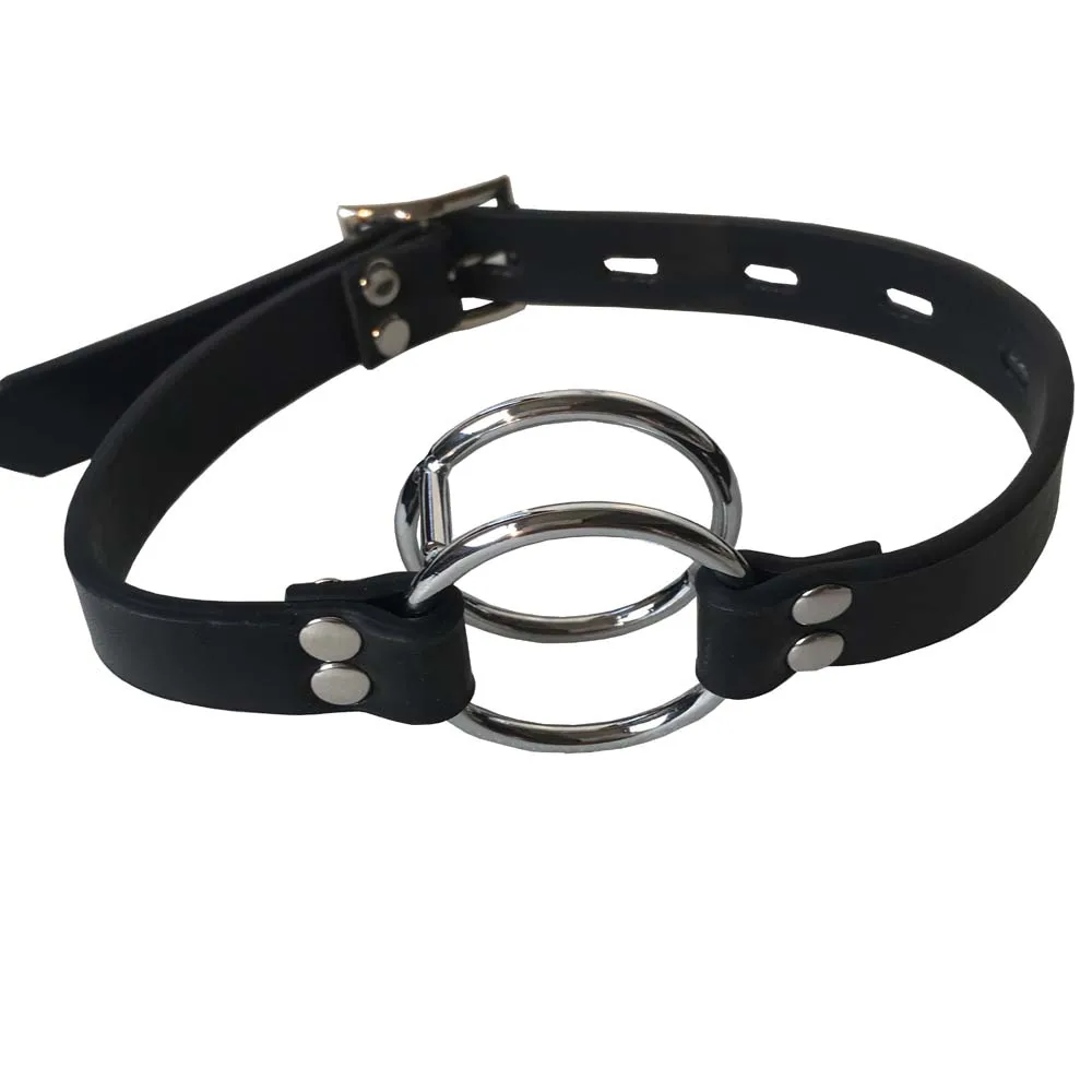 Alloy Leather Flail - Double Circle, Butterfly Type Plug