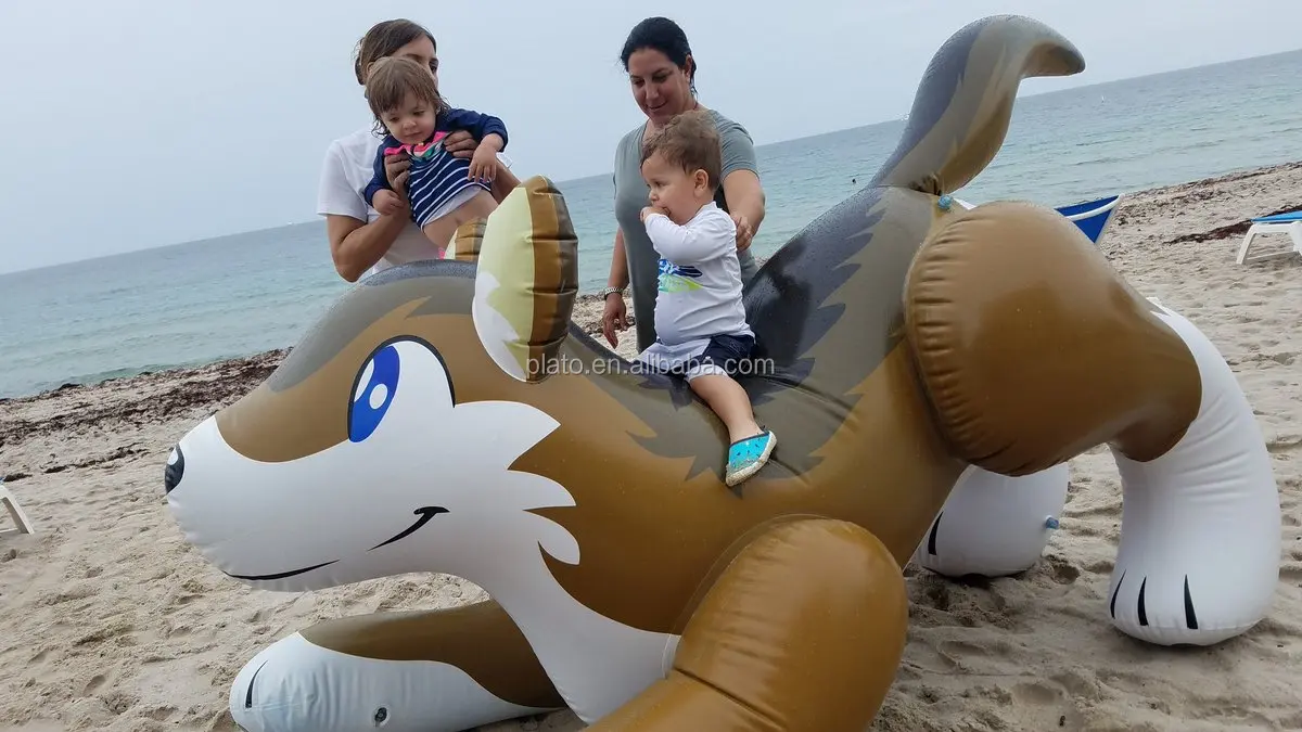 Custom Big Inflatable Cartoon Wolf Model For Outdoor Event - Buy Big ...