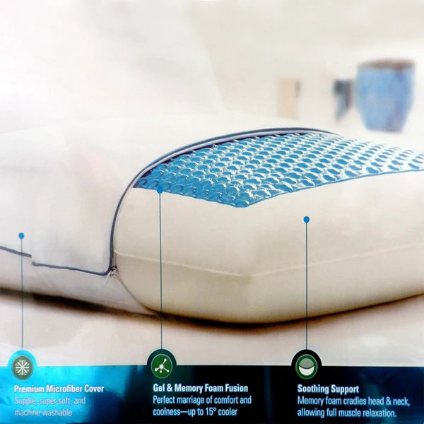 High Quality Memory Foam Pillow - Ventilated & Customizable