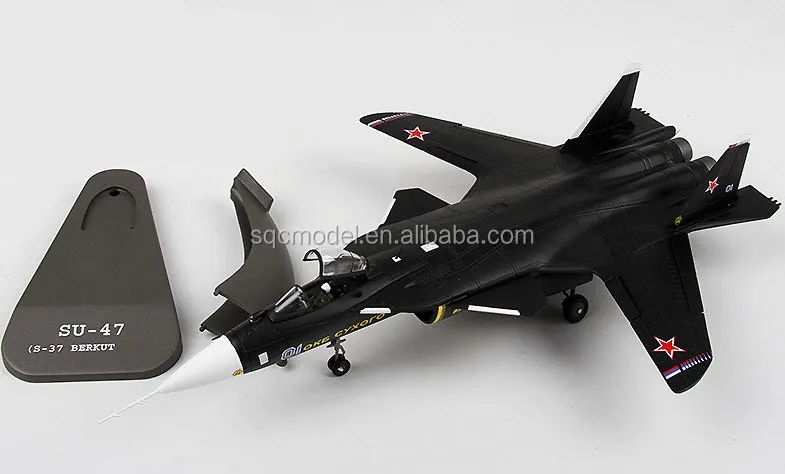 1:72 Diecast Military Model Su-47 Russian Fighter Plane Models - Buy ...