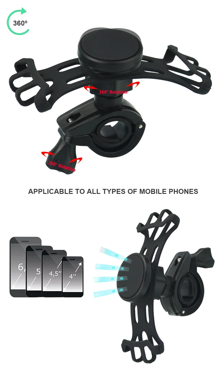 Universal Strong Magnet Magnetic Motorcycle & Bicycle Bike Cell Phone ...