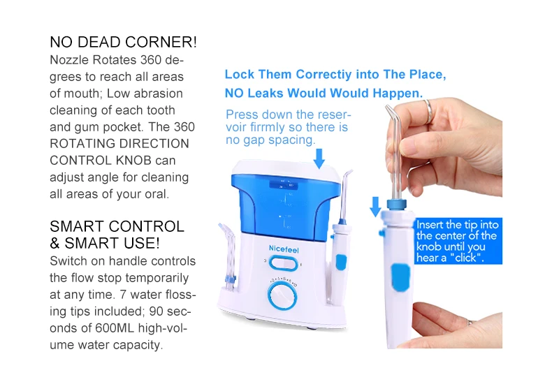 2021 Best Hydro Floss Water Jet Oral Irrigator With High Pressure - Buy ...