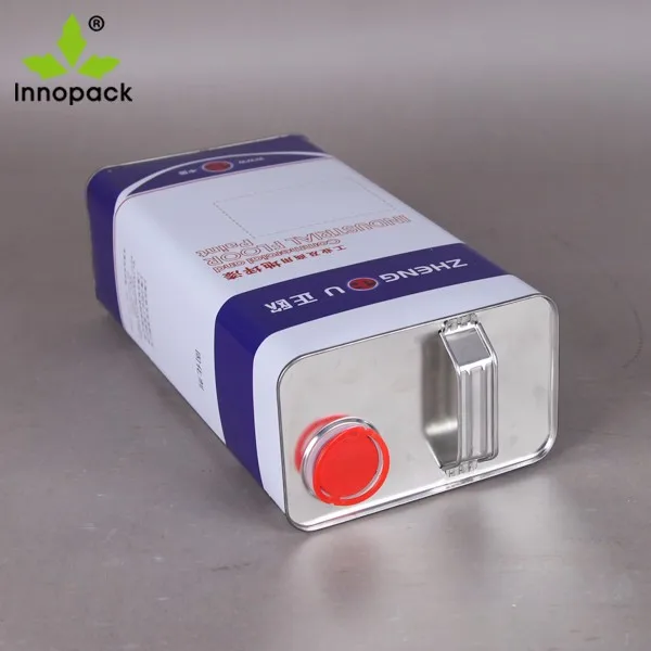 4l F-style Square Tin Can,Gallon Tin Can,Metal Can - Buy Tin Can,Square ...