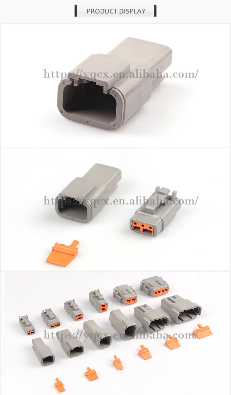 3 Pin Male Dtm Deutsch Connector Dtm04-3p Atm04-3p - Buy Dtm Deutsch ...