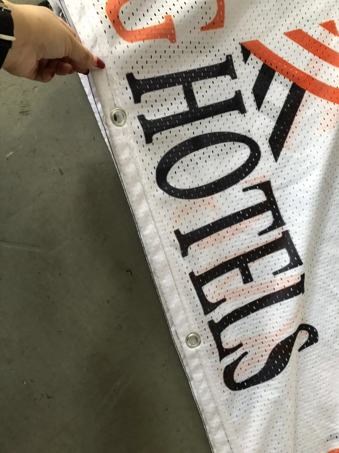 Outdoor Advertising Mesh Banner Fabric Printing