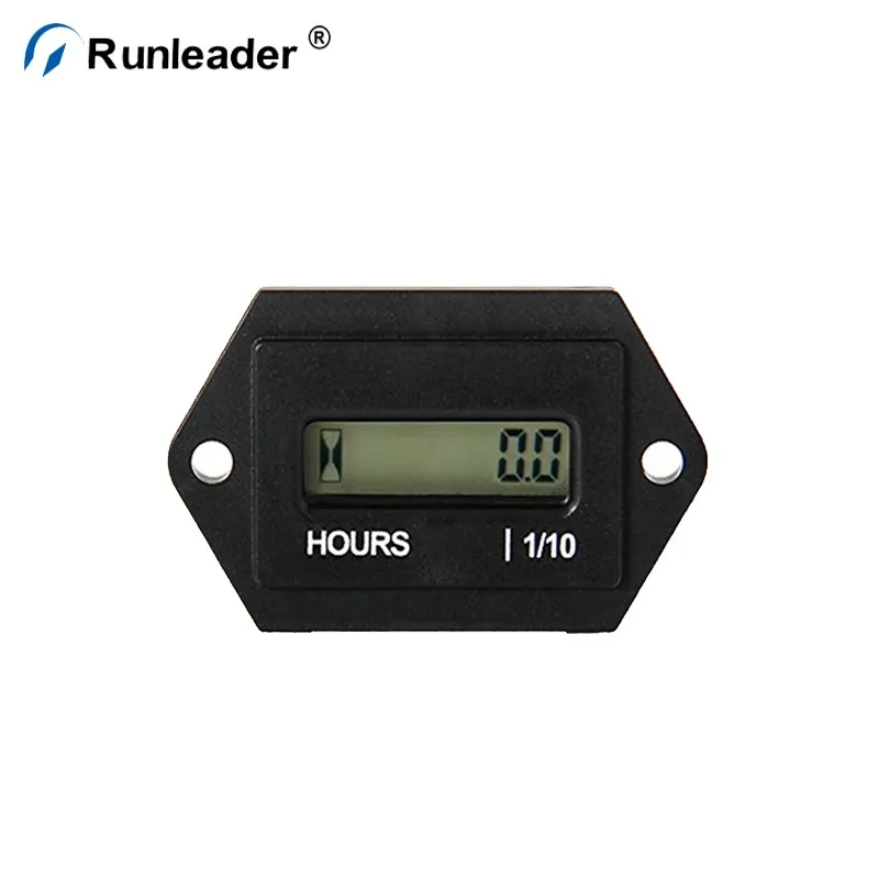 Runleader Dc 6-80v Engine Running Hour Meter For Diesel Atv Generator ...
