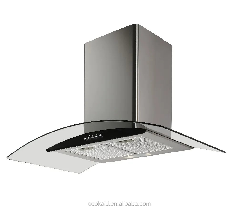 Glass Chimney Extractor Range Hood - Buy Glass Chimney,Glass Extractor ...