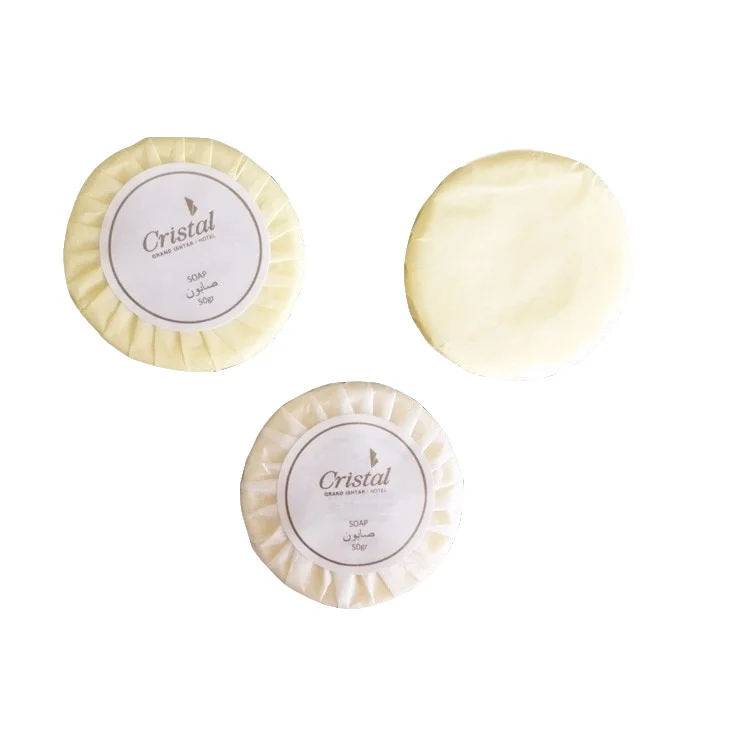 Hotel Soap Wrapped with Stencil Paper Pleat Soap - New Lotus