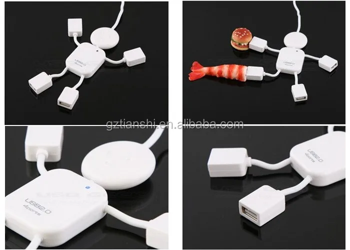 4 Ports Usb 2.0 Hub Driver 4 In 1 High Speed Man Hub Usb - Buy Man Hub ...