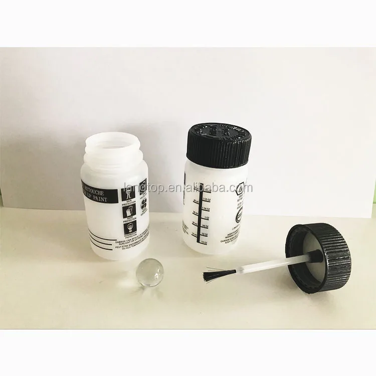 High Quality Plastic Paint Touch Up Bottle 50ml With Brush And Mixing ...