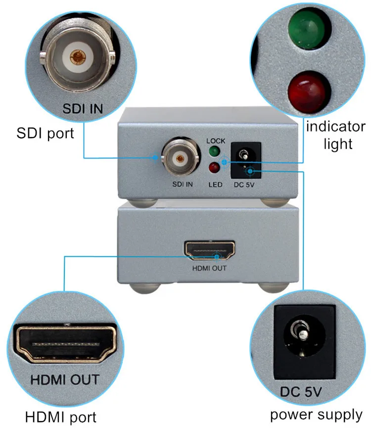 Dtech Hd-sdi 3g- Sdi Signal Sdi To Hdmi Converter - Buy Sdi To Hdmi ...