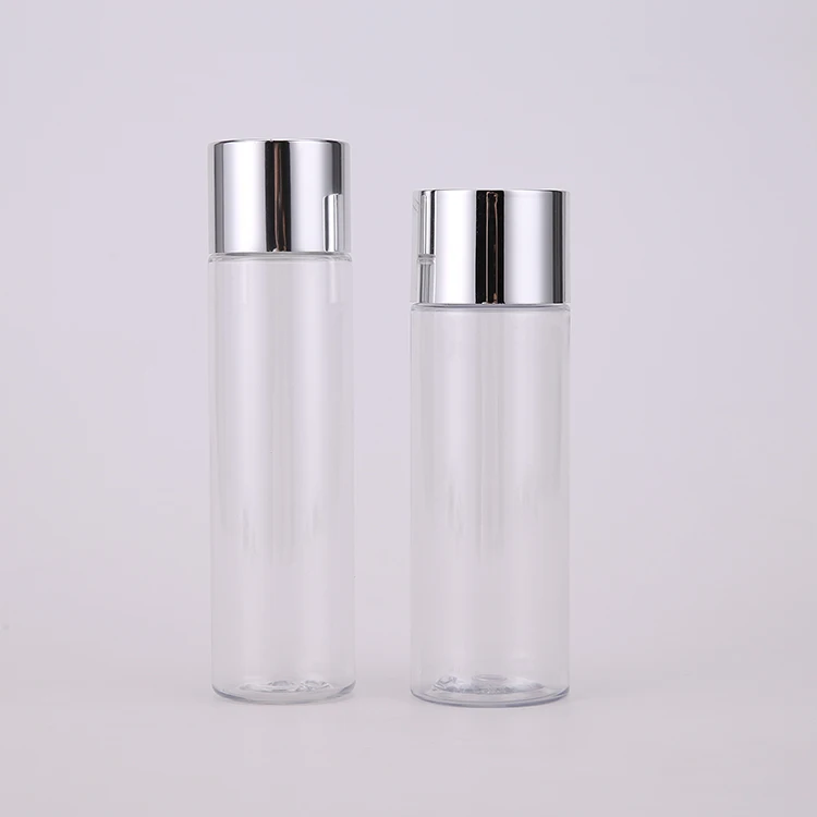 50ml 100ml Pet Transparent Facial Toner Bottle With Double Layer Screw ...