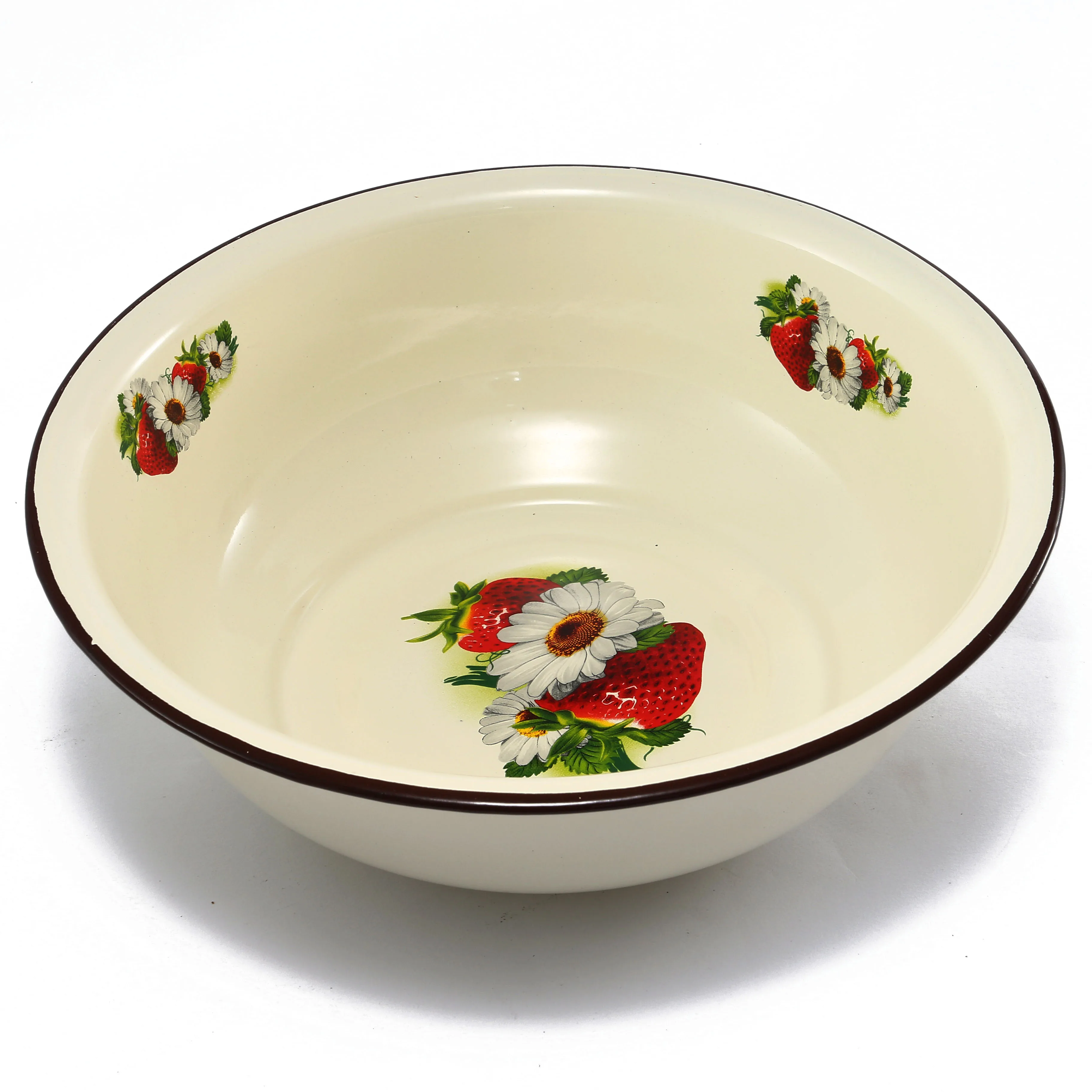 Factory Wholesale Colorful Thick Carbon Steel Enamel Basin For ...