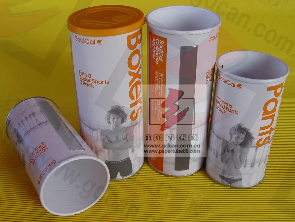 Luxury Paper Tube Gift Box For Fitted Boxer Shorts Packaging - Buy ...