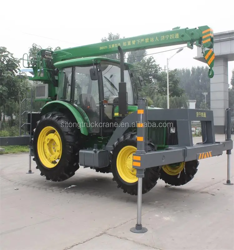3 Ton Montado En Tractor Grúa Mini Diesel De 3 Toneladas De Grúa - Buy ...