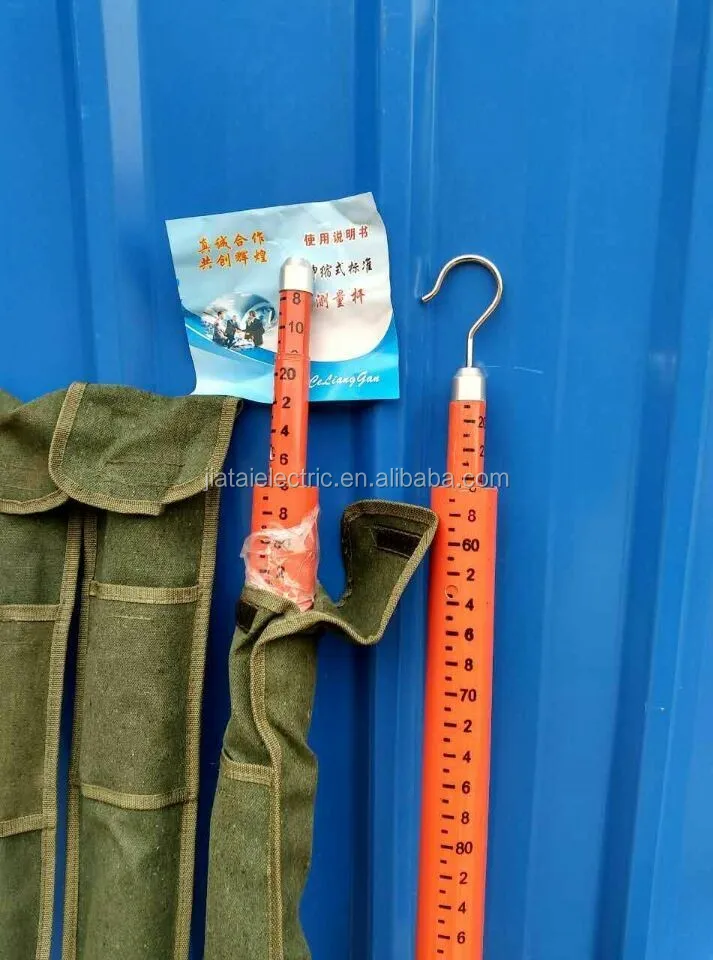 High Voltage Telescopic Measuring Stick - Fiberglass Material