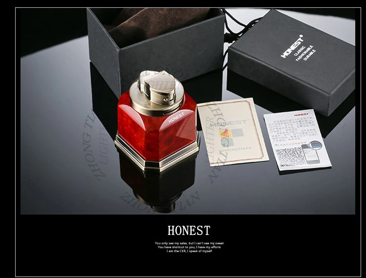 2019 Honest Brand Customized Table Torch Lighter For Cigar Gas ...